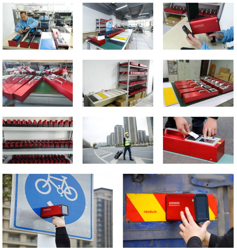 Marking retroreflection coefficient measuring instrument ...