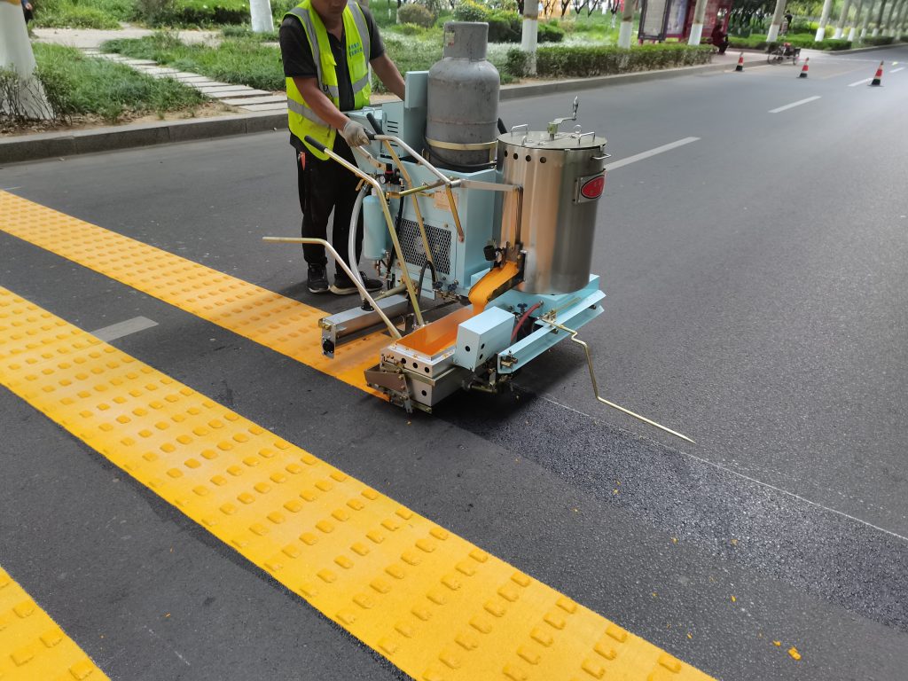 Yellow Thermoplastic Road Marking Paint - TOPROAD