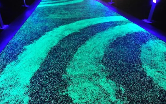Which places are the main applications of luminous pavement - TOPROAD