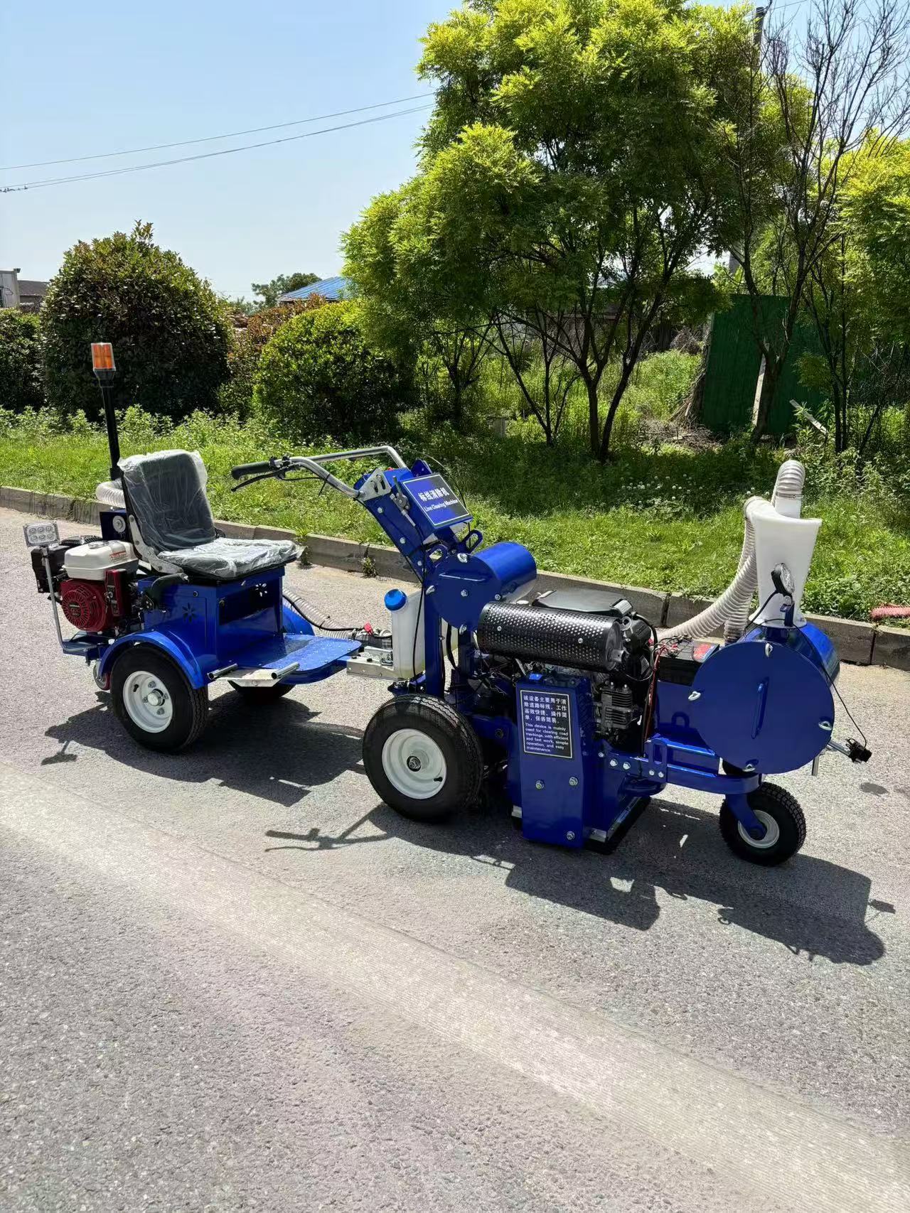 Ride on Driving Type Manual Hand Push Zebra Stripes Pavement Lines ...