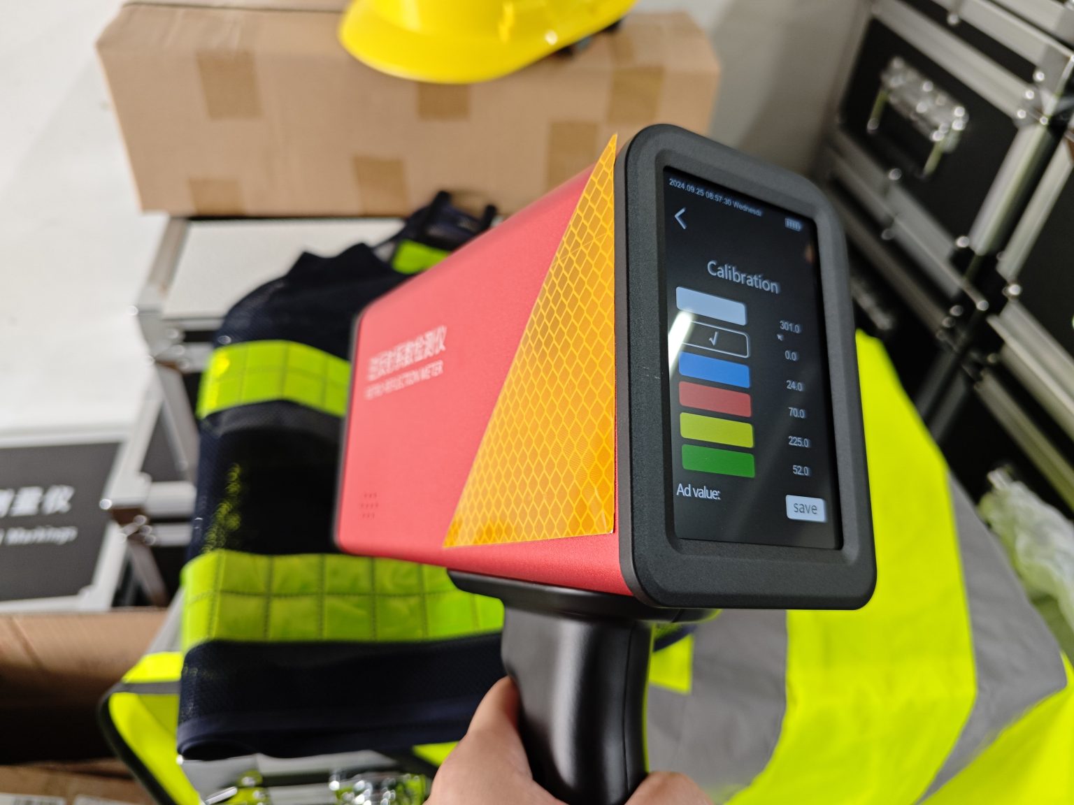 GPS Road Traffic Vertical Sign Reflective Reflecting measuring ...