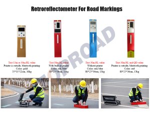 Portable Road Marking Retroreflectometer Detector Single Angle Portable ...