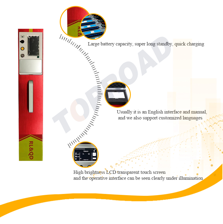 Touch screen retroreflectometer for road line marking High quality ...